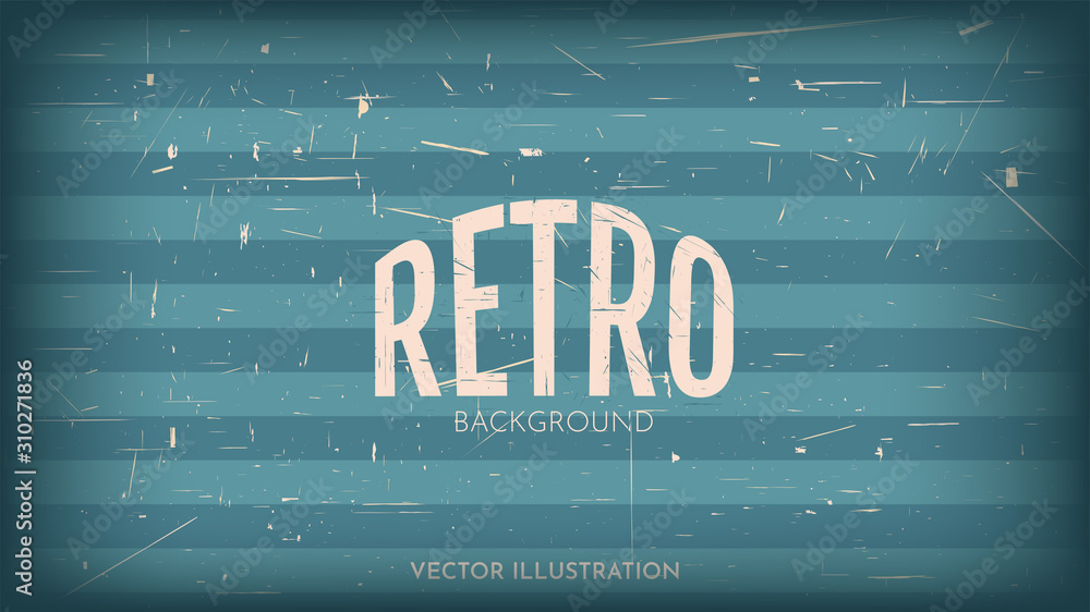 Vector vintage style background. Aqua Menthe color. 70s, 80s, 90s retro ...