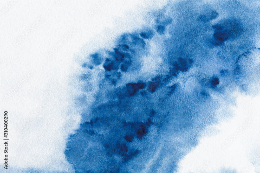 Abstract blue watercolor background, watercolor texture Stock ...