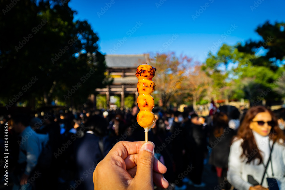 Soy sauce Dango : The traditional japanese rice dumpling one of the ...
