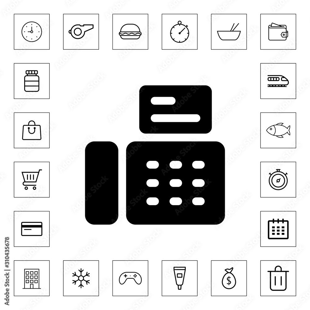 Fax Machine Icon For Email Signature