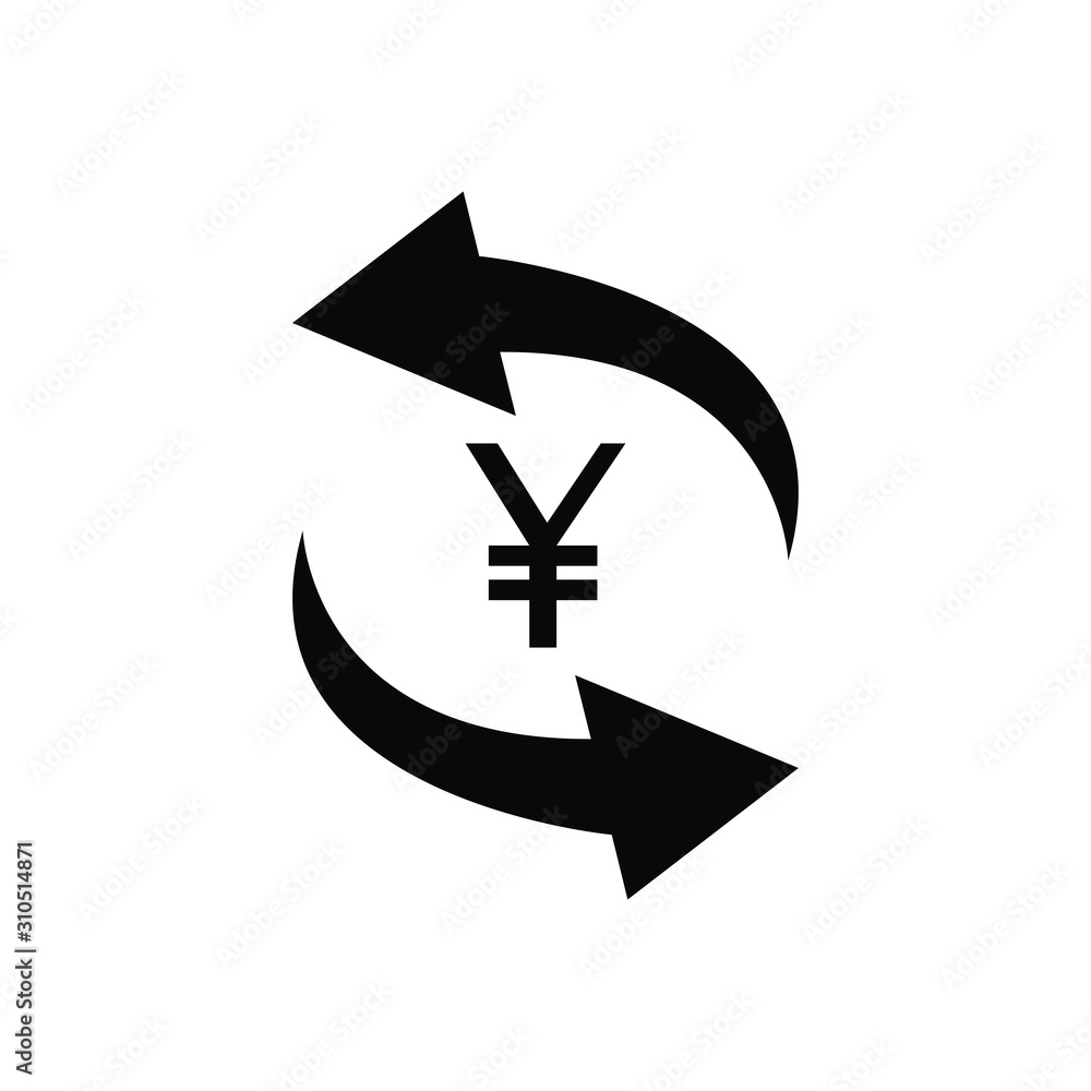 Money transfer icon. Money convert symbol. Money convert sign. Flat ...