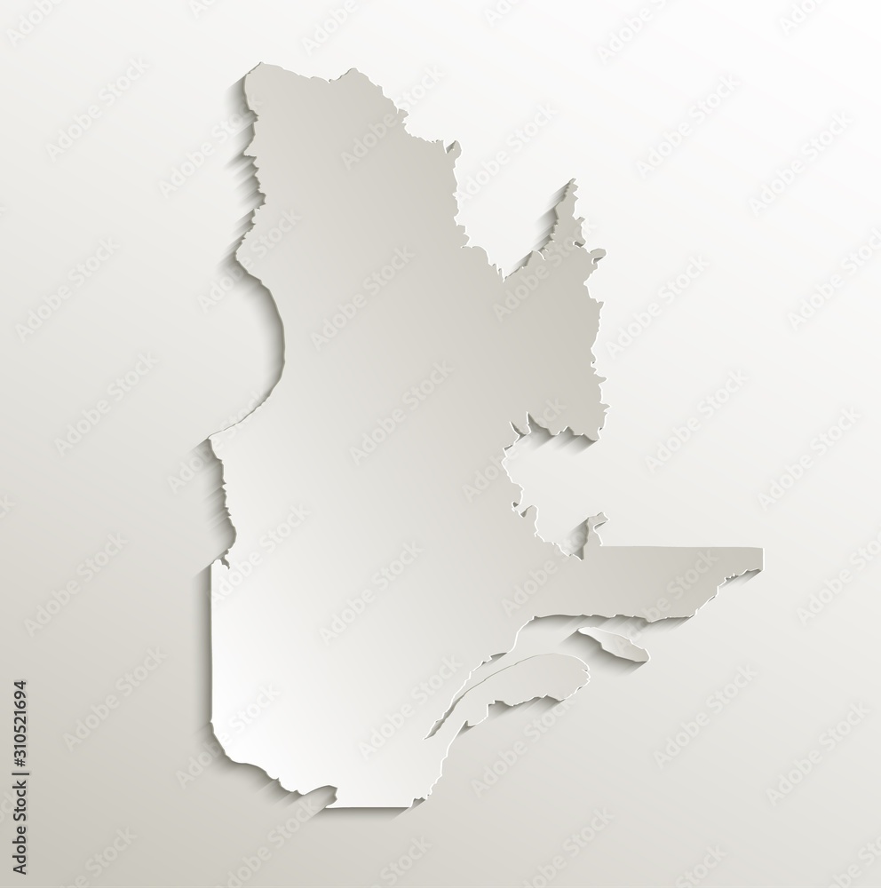 Quebec Map Blank