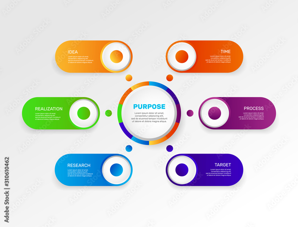 Infographic business template for presentation. Concept for infographic ...