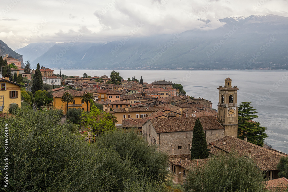 Gargnano am Gardasee in Italien Stock Photo | Adobe Stock