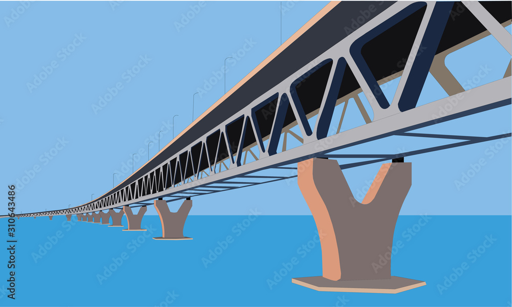 padma bridge Stock Vector | Adobe Stock