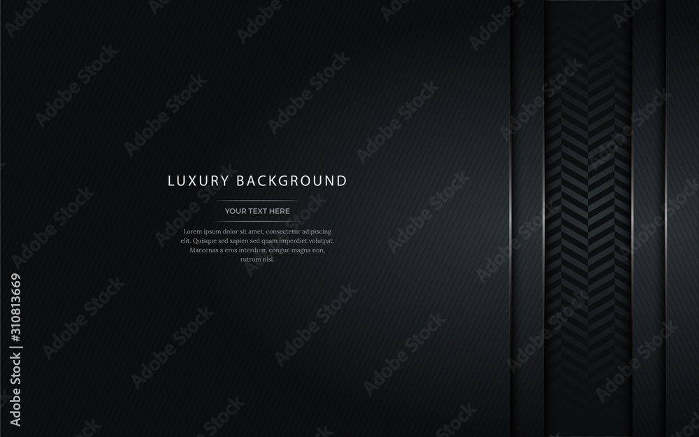 Luxury black background. Stock Vector | Adobe Stock
