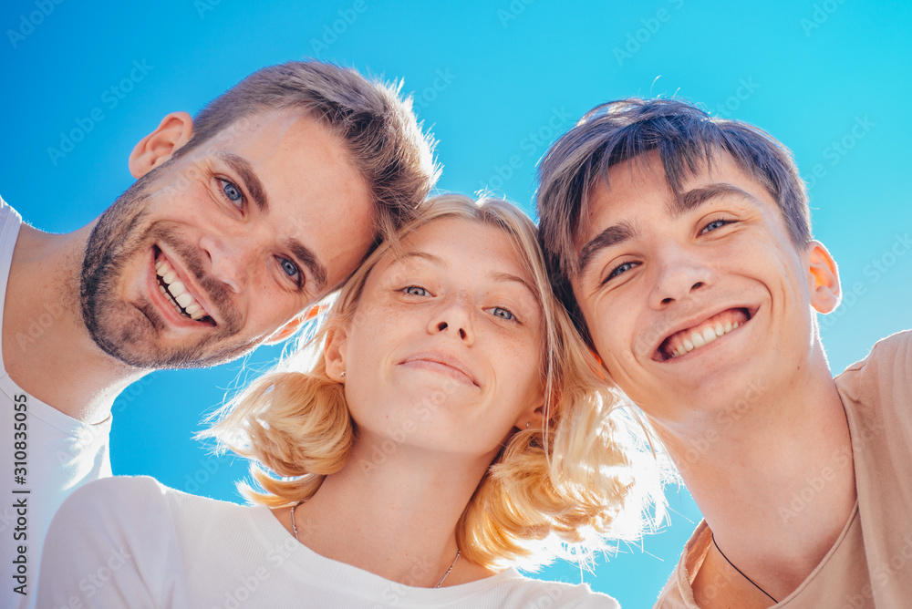 Girls Group Huddle Together