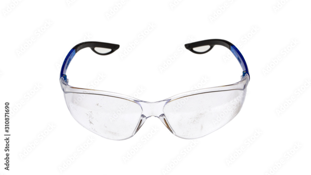 Eye protection, safety glasses PPE (Personal Protective Equipment ...