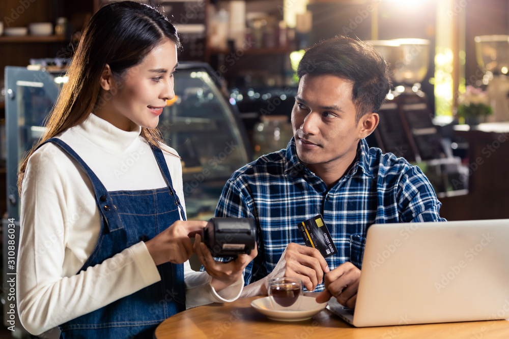 Cafe payment contactless nfs Stock Photo | Adobe Stock Cafe payment contactless nfs Stock Photo | Adobe Stock