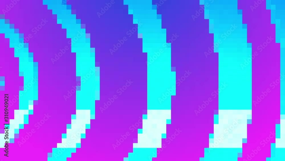 Retro 8-Bit Video Game background. Seamless looped Stock Video | Adobe ...