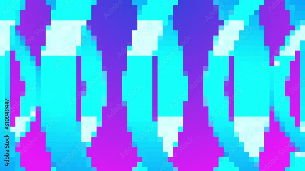 Retro 8-Bit Video Game background. Seamless looped Stock Video | Adobe ...