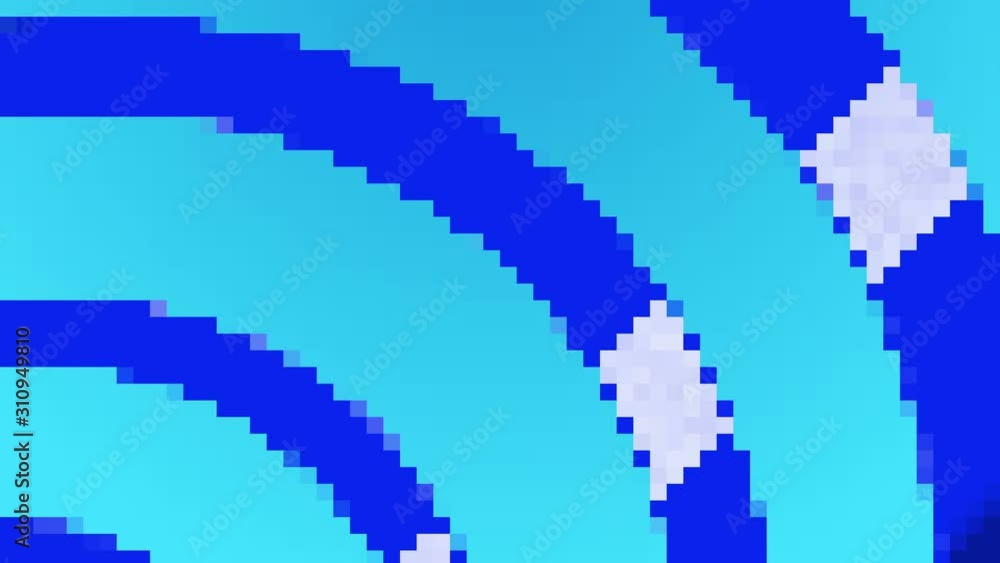 Retro 8-Bit Video Game background. Seamless looped Stock Video | Adobe ...