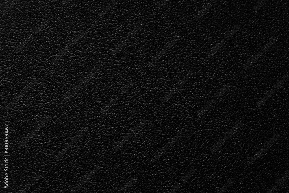beautiful black leather texture background, close up detail of flat ...