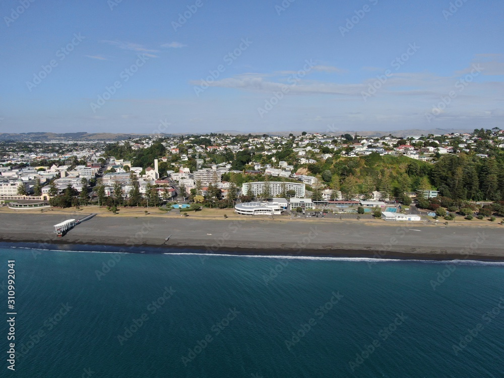 Napier, North Island / New Zealand - December 21, 2019: Napier, The Art ...