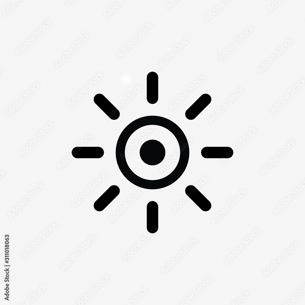 setting dark mode sign icon Stock Vector | Adobe Stock