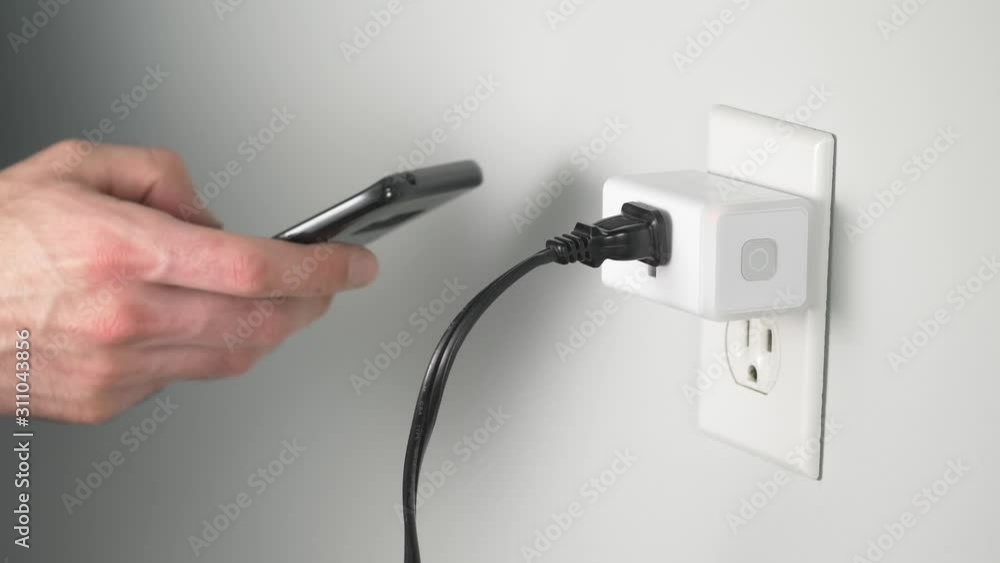Controlling a smart plug using a mobile phone with a wireless network ...