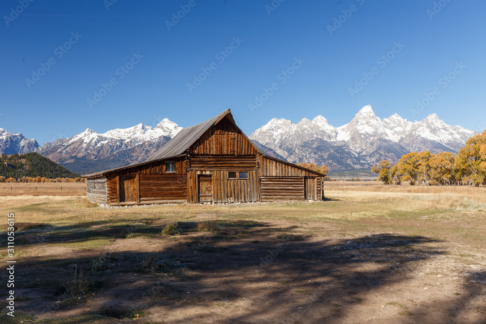 T.A. Moulton Barn within Mormon Row Historic District in Grand Teton ...