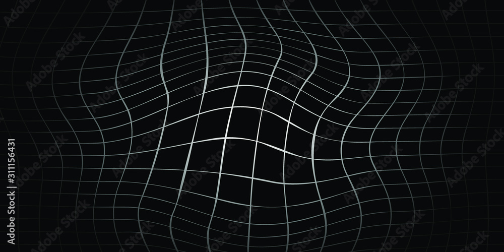 Abstract black and white striped grid background. Geometric pattern ...