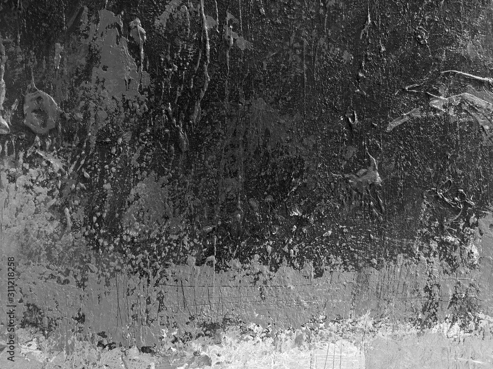 Grunge painting background and artistic grey textures for social ...