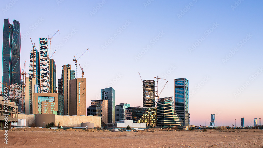 Big buildings equipped with the latest technology in the capital Riyadh ...
