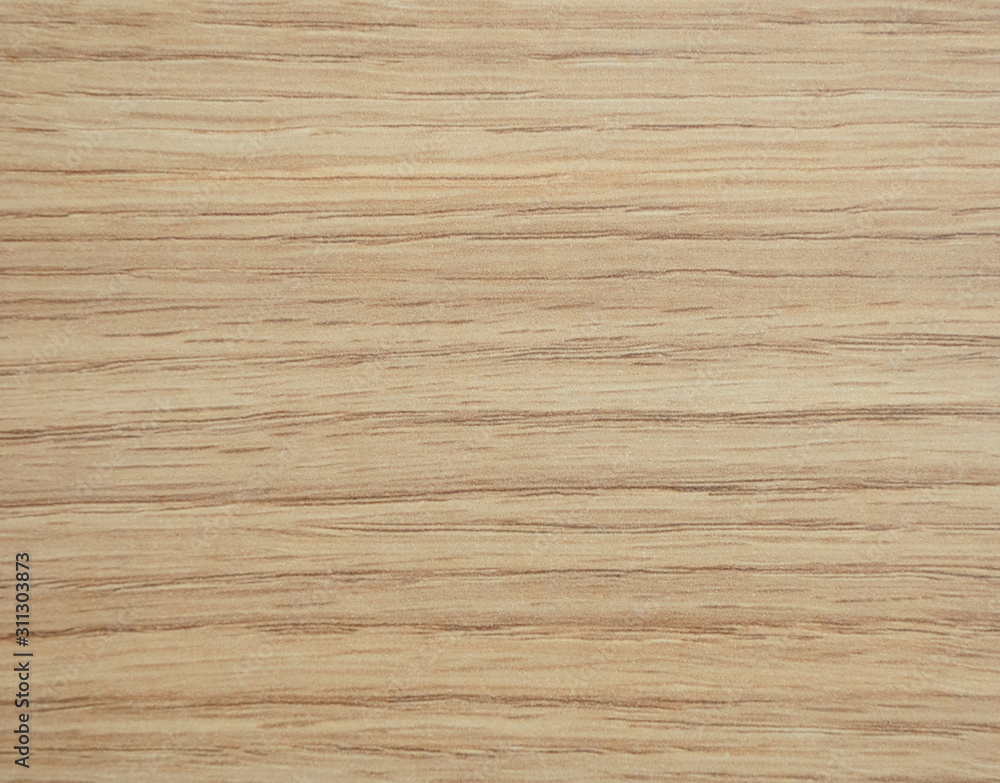 Closeup light wood texture, natural drawing with pale yellow lines on a ...