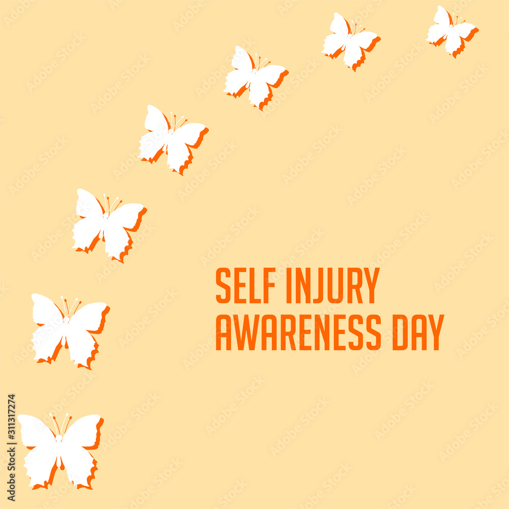 Self Harm Awareness Butterfly