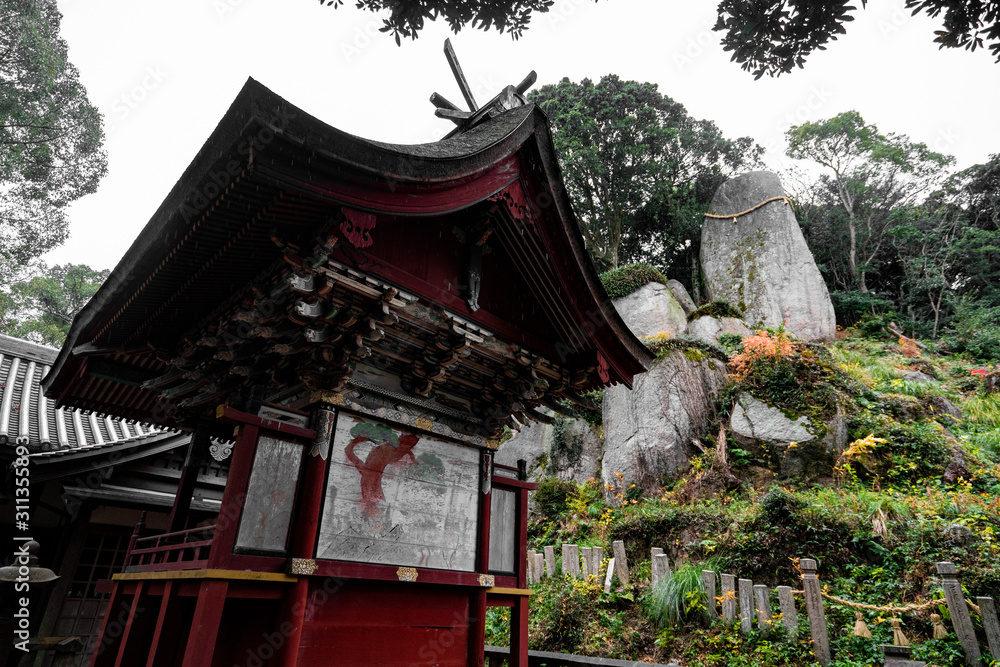 Iwagami shrine in Awaji. Stock Photo | Adobe Stock