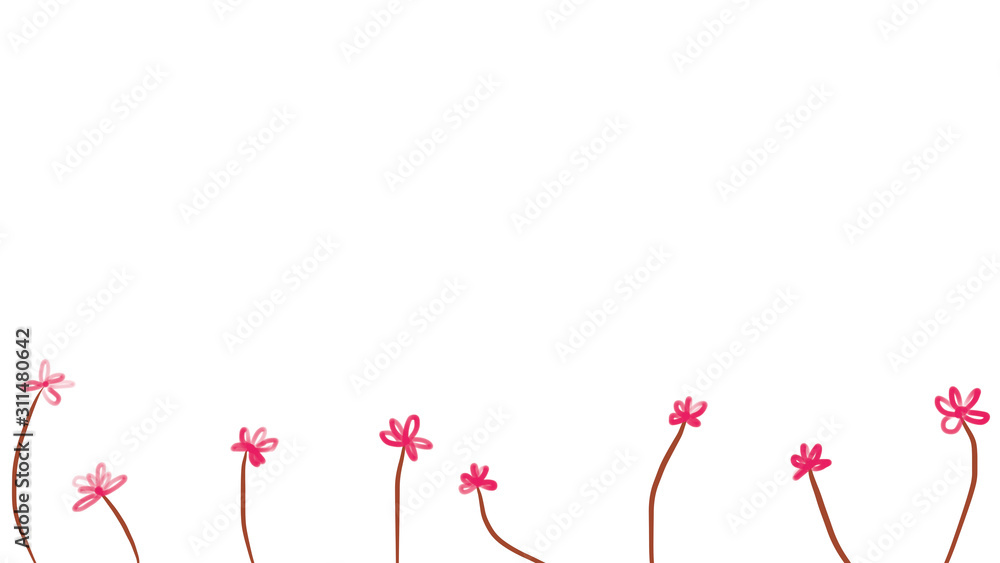 Simple Flower Border