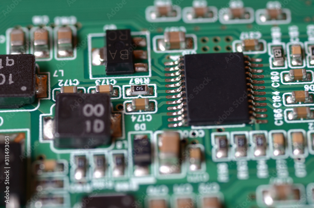 Computer board hardware motherboard microelectronics Server CPU chip ...