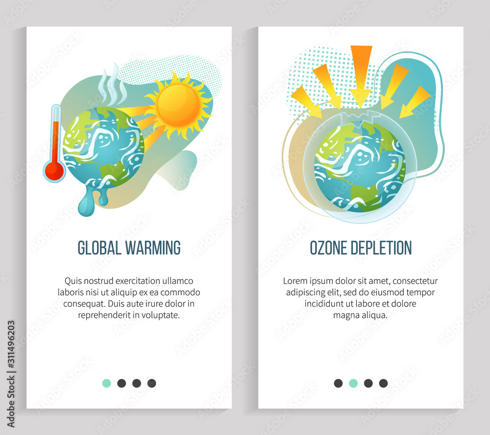 Ozone depletion vector, global warming and problems with natural ...