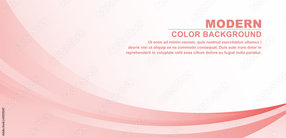 abstract soft pink wavy business style background Stock Vector | Adobe ...
