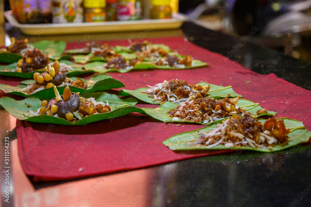 masala paan dessert in Indian culture Stock Photo | Adobe Stock