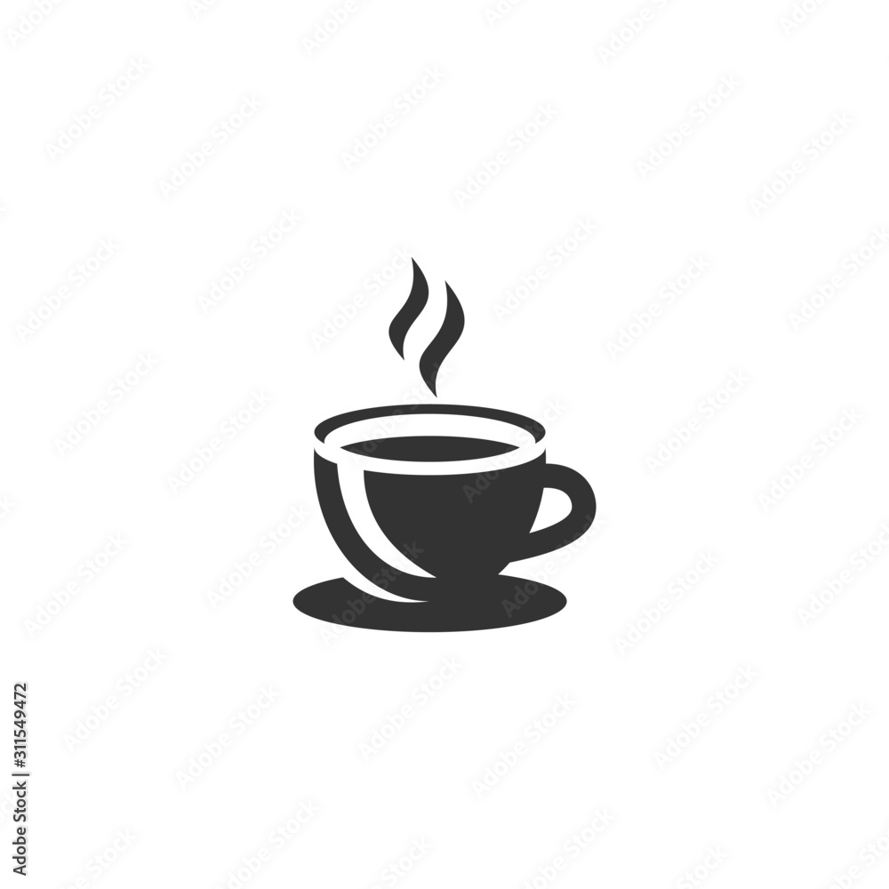 cup of coffee mug icon template color editable. cup of tea symbol ...