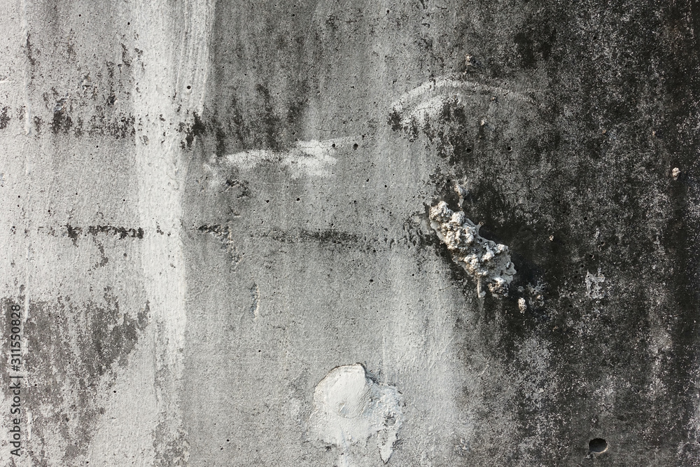 Old wall surface,White-Black-Gray concrete wall texture for background ...