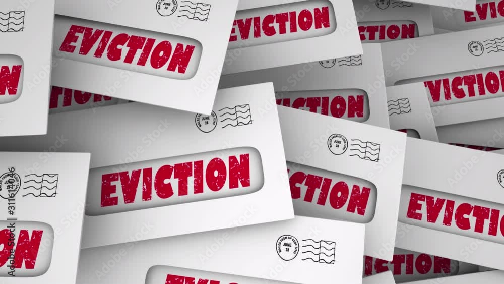 Eviction Notice Letter Envelope Final Warning Get Out 3d Animation ...