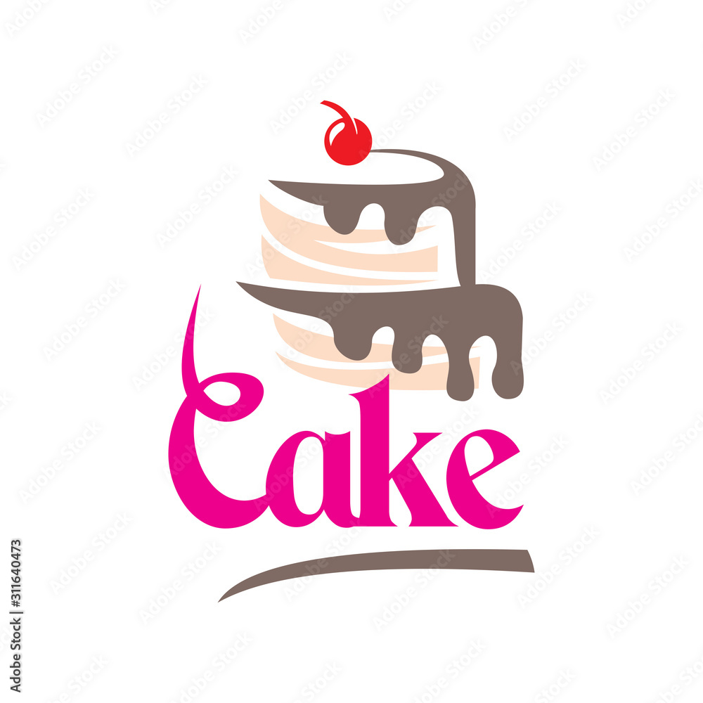 Cake Logo, Bakery Logo Stock Vector | Adobe Stock