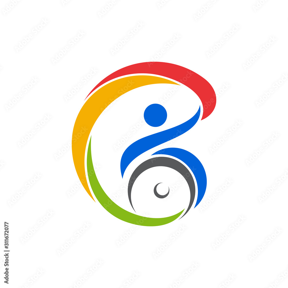 Logo design of disabled people care and support, Disabilities charity ...