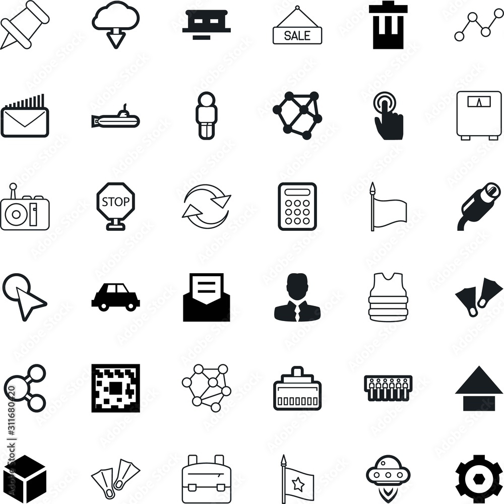 web vector icon set such as: repeat, kevlar, defence, study, underwater ...