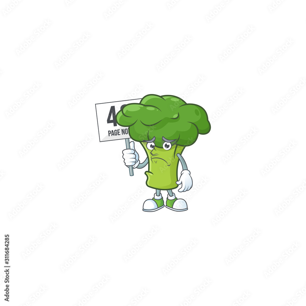 Broccoli Head Cartoon