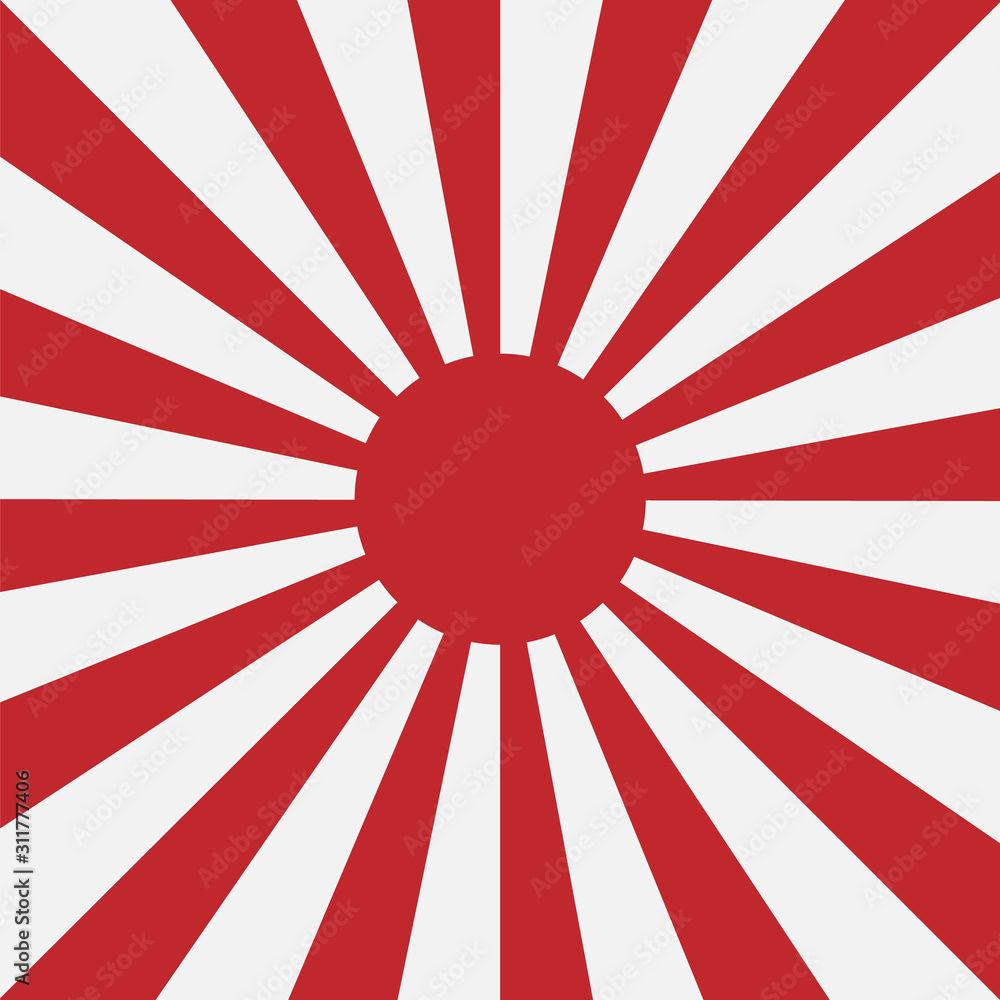 Stock vector japan red sun wallpaper background vector illustration ...