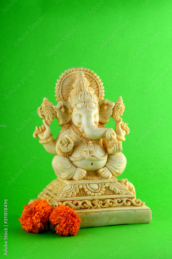 Green Hindu God
