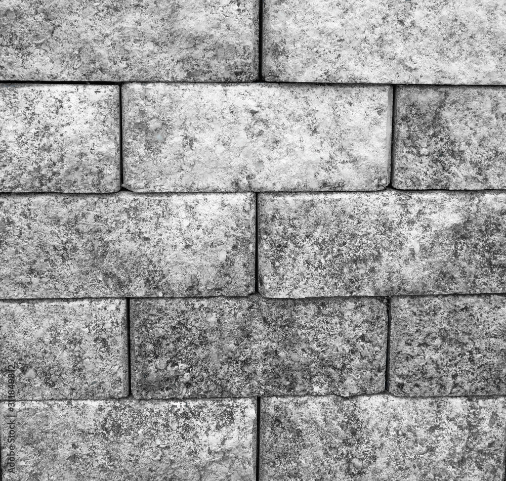 White stone blocks background. Stones texture. The wall of stones.White ...
