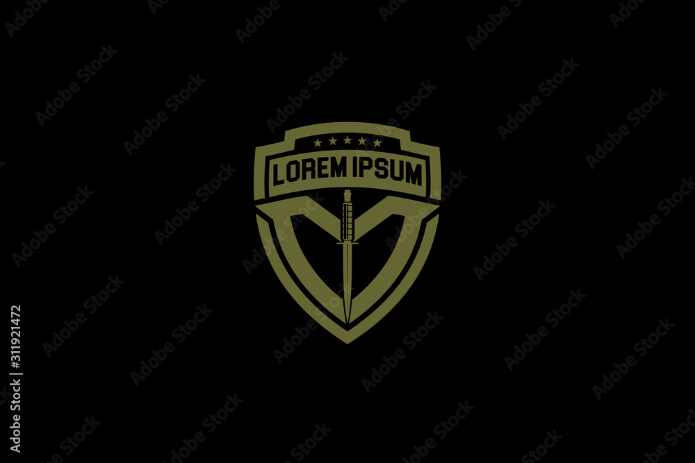 Shield Shaped Logos M