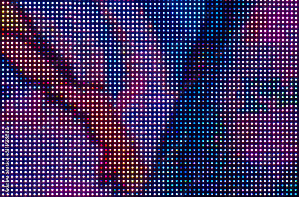 Digital screen background. Monitor or TV with image close up ...