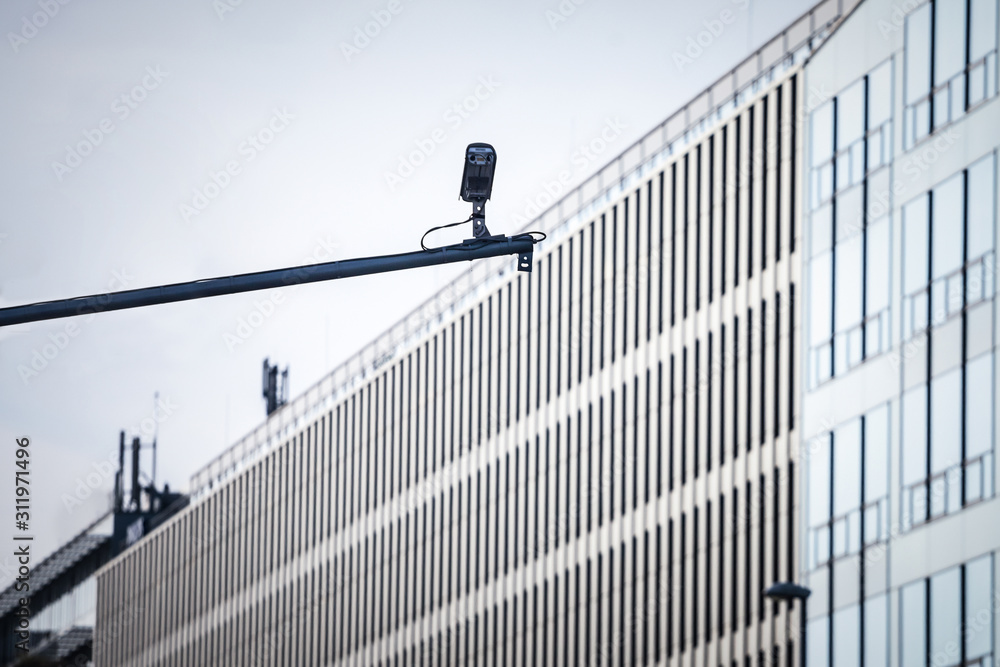 CCTV surveillance and safety camera watching and protecting the ...