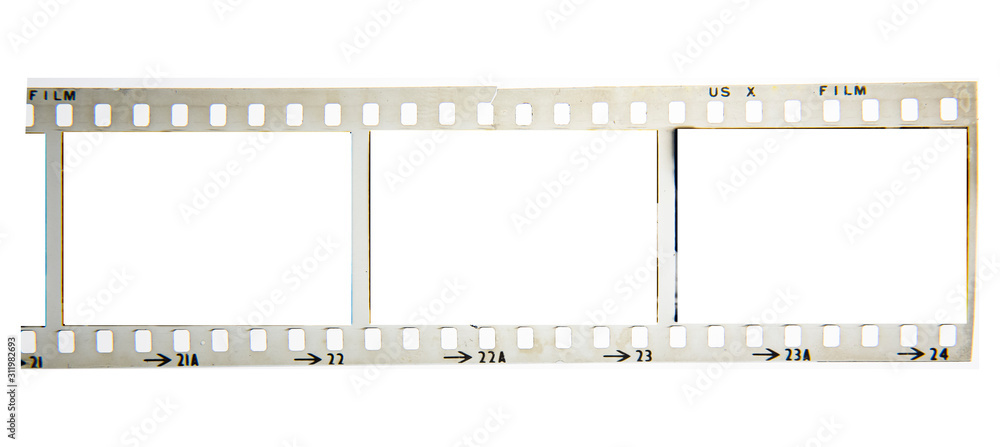 Panorama of (35 mm.)Old film frame.With white space.film camera. Stock ...