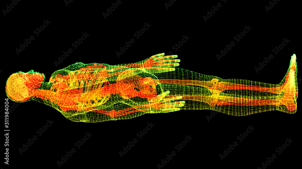 Futuristic head up display motion element virtual biomedical ...