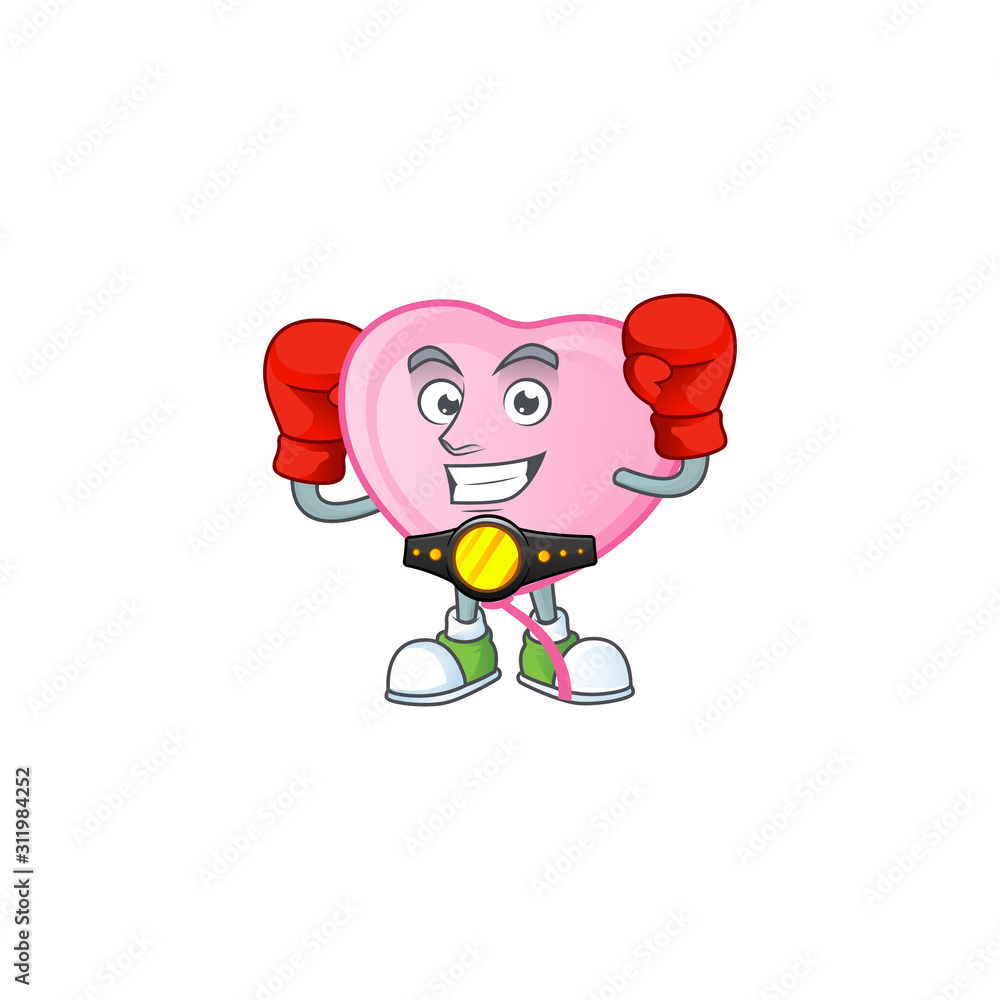 Funny Boxing Cartoon