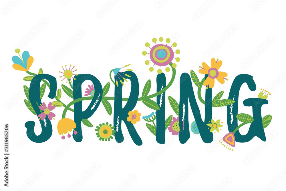 Spring Typography