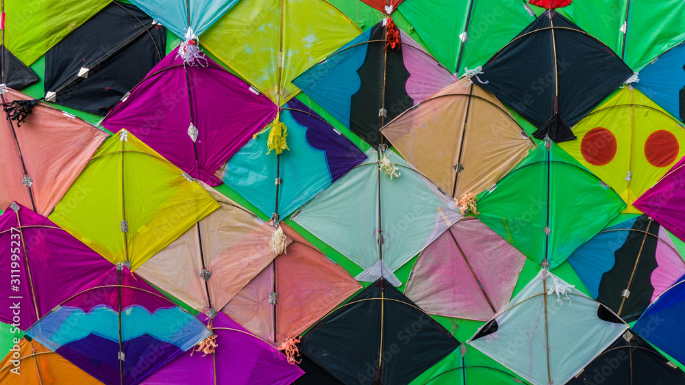 Patang(kite) for Makar Sankranti festival of India. Makar Sankranti is ...